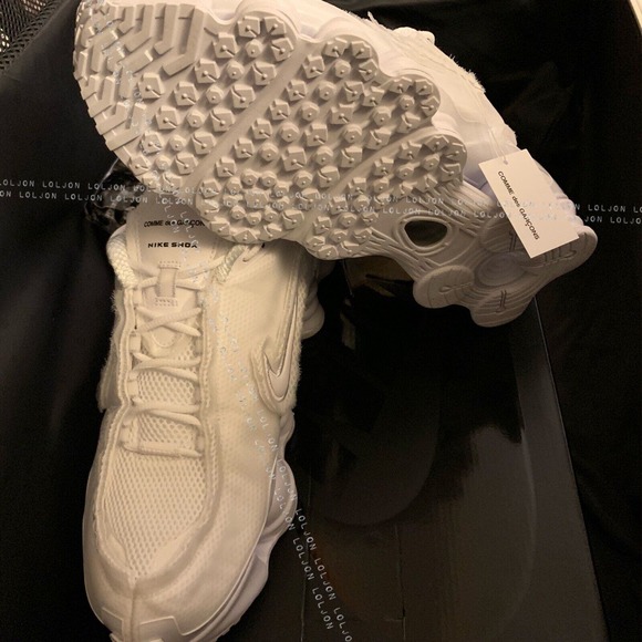 Nike | Shoes | Comme Des Garcons Nike Shox Tlx Cdg Rare New White Us 5m ...